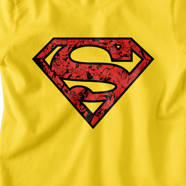 Boys Superman Yellow Tshirt