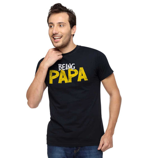 Being Papa Beti Beta Dad, Daughter & Son Matching Tees - BonOrganik