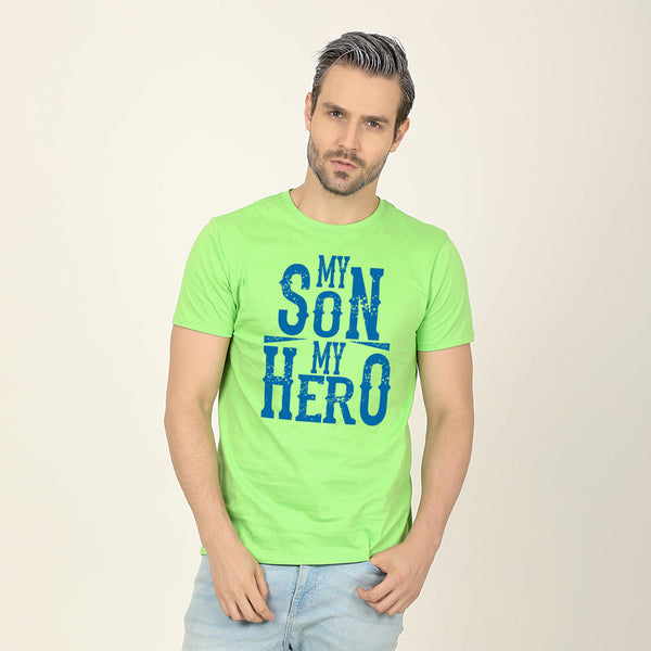 Heroes In Green Matching Dad And Son Tshirt - BonOrganik