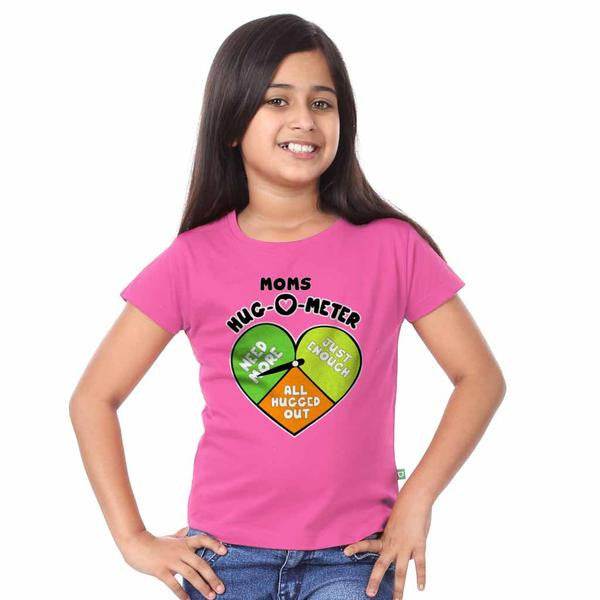 Mom Hug Meter Tees for lil sister