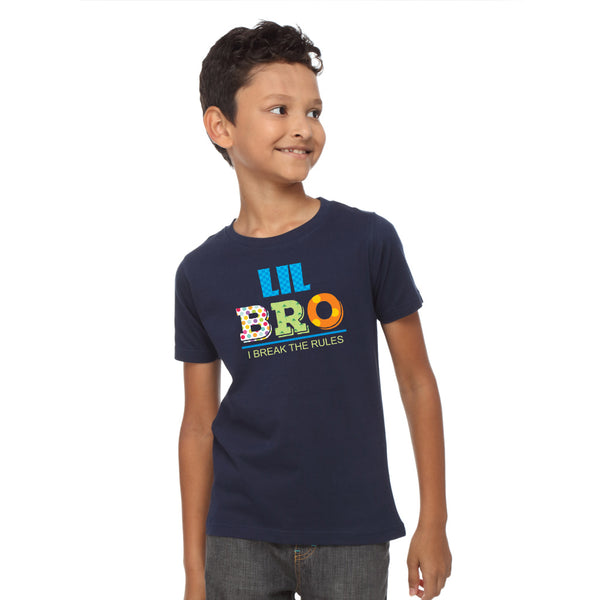 Son and Daughter Big Sis - Lil Bro Matching Tees for Sibilings